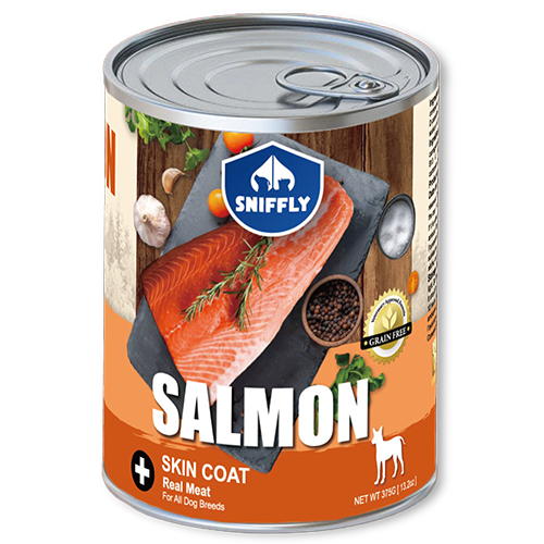 Sniffly GF Dog Salmon Canned Food 375g – Sniffly