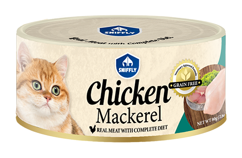 Sniffly Chicken with Mackerel (Chicken Based) – Sniffly