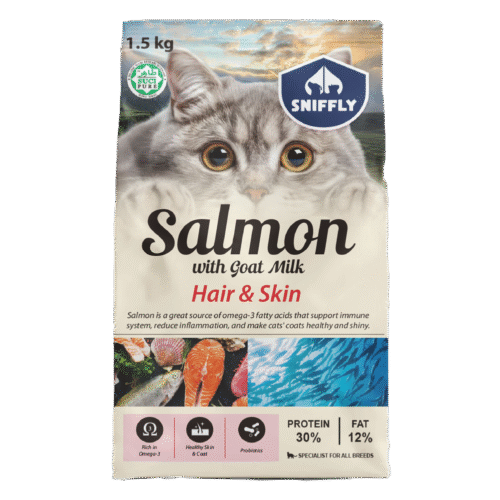 Sniffly Cat Hair & Skin Salmon – Sniffly